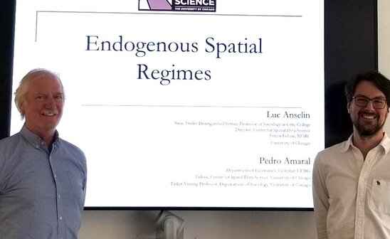 Luc Anselin and Pedro Amaral continue to collaborate on spatial methods ...